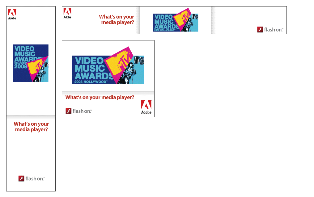 Adobe Banner Ads - web design - graphic design - art direction - san ...